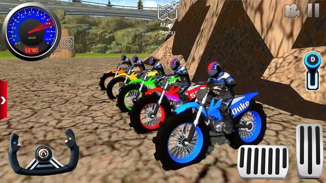Motor Dirt Bike Racing Simulator 2025 Off-Road Bike Stunt Driving 3D #1 ...