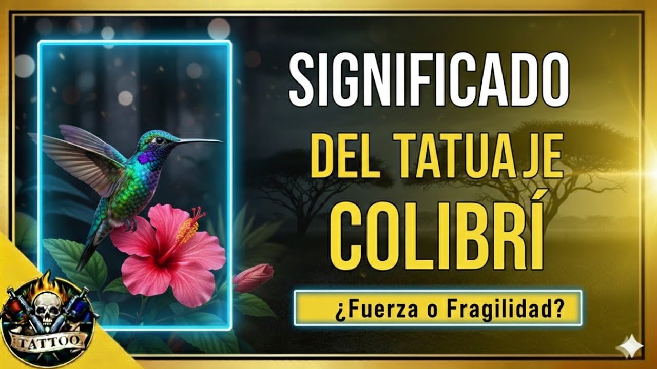 SIGNIFICADO del TATUAJE del COLIBRÍ / Significado del colibrí - YouTube
