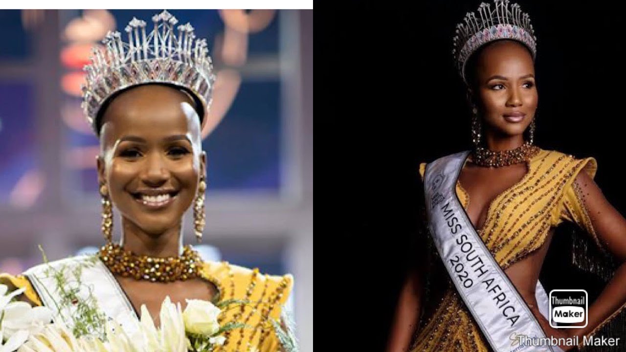 Shudufhadzo Musida Miss South Africa 2020 crowning moment # ...