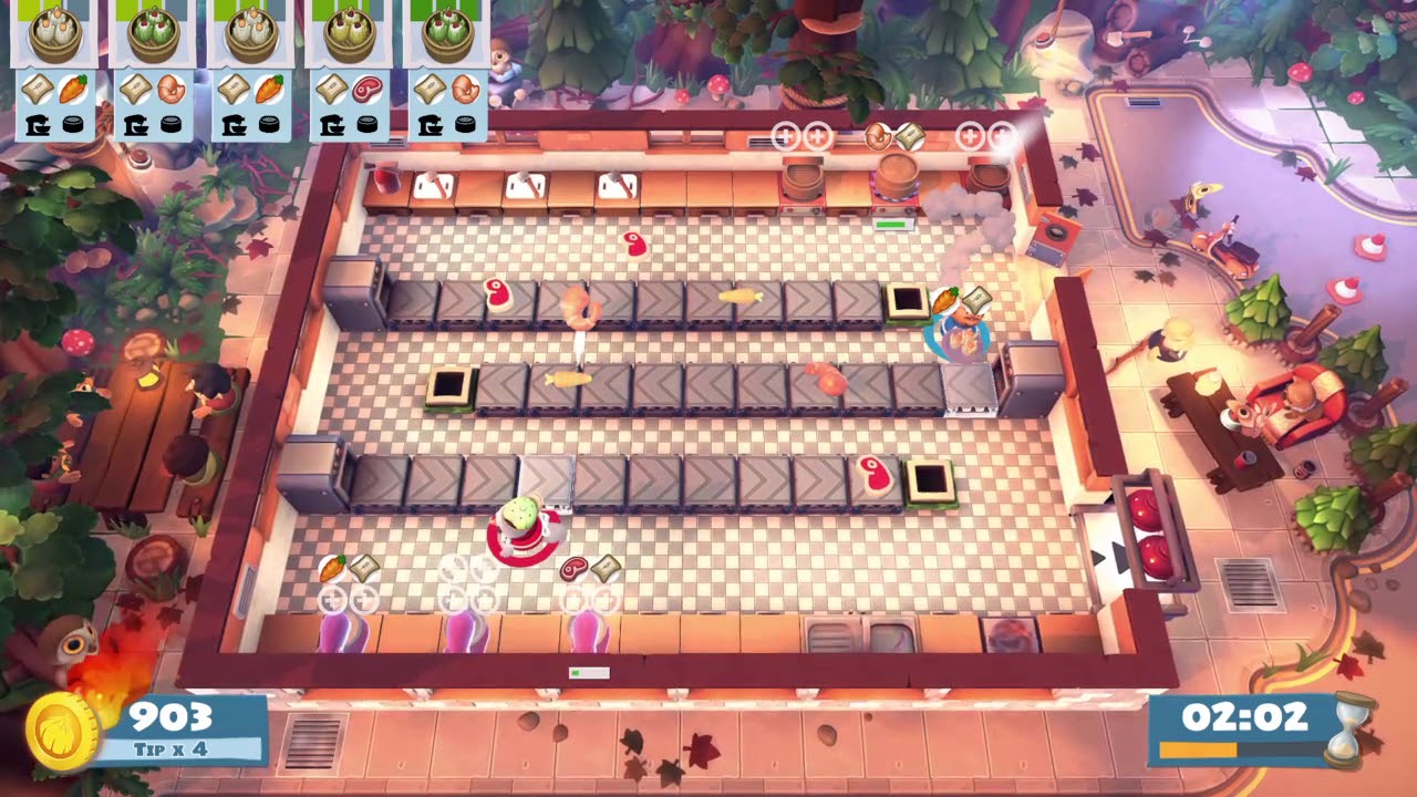 Overcooked 2 - Campfire Cook Off Kevin 3 - 2 players - Score: 2015 ...