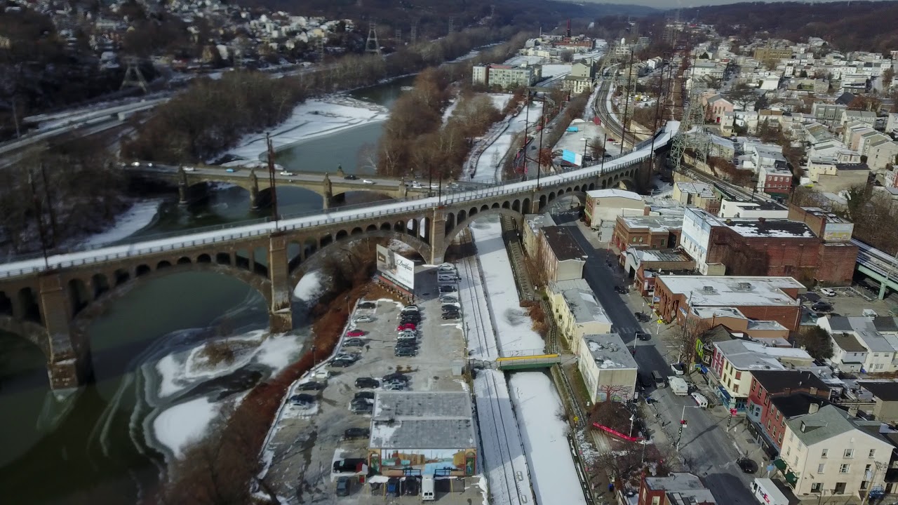 View of Philadelphia from Manayunk - YouTube