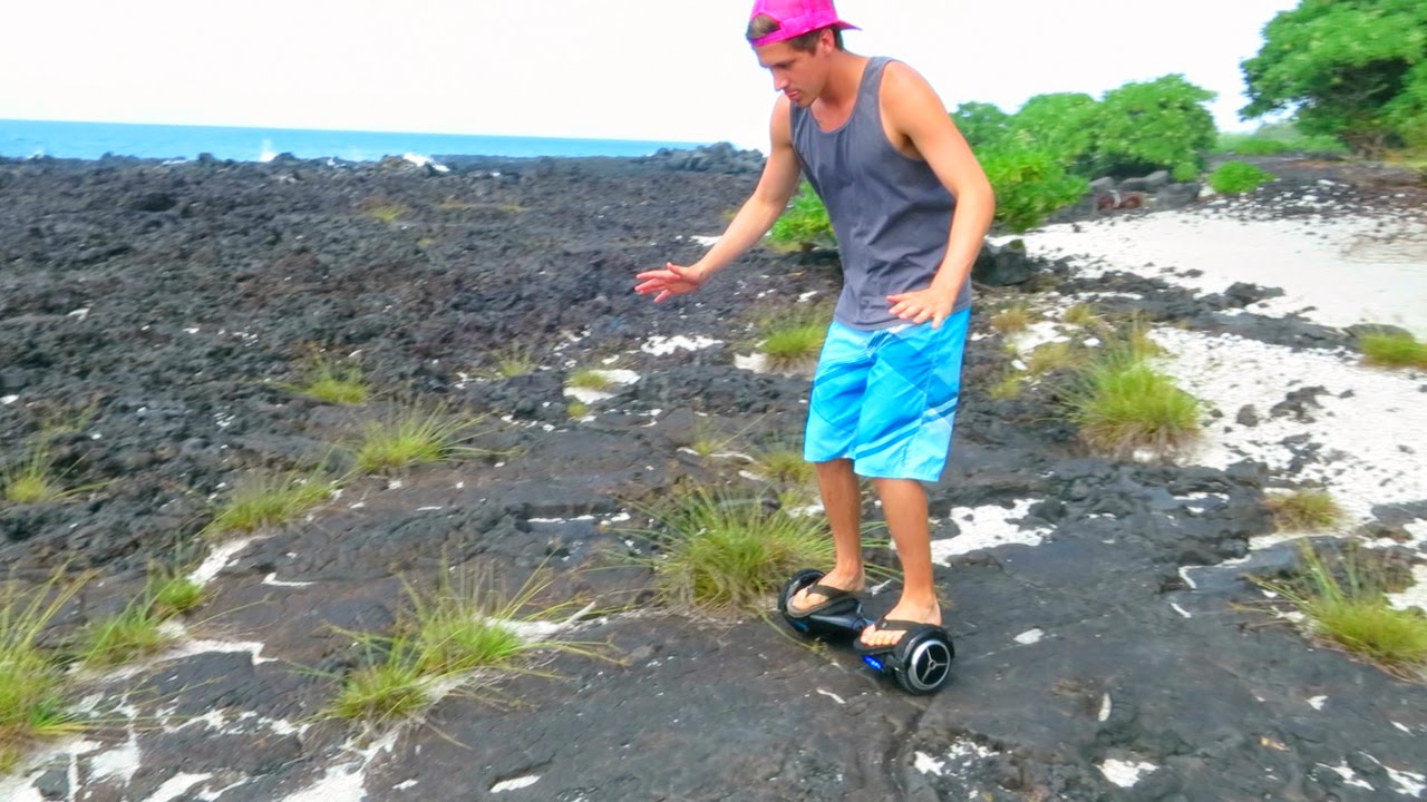 Hoverboarding on a VOLCANO! - YouTube
