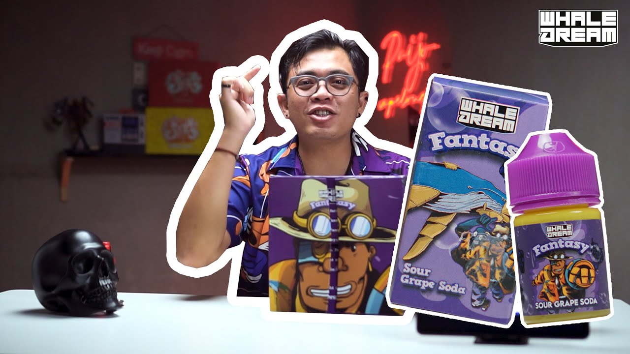 WHALE DREAM FANTASY SOUR GRAPE SODA!! by WHALE DREAM X JVS DISTRIBUTION ...