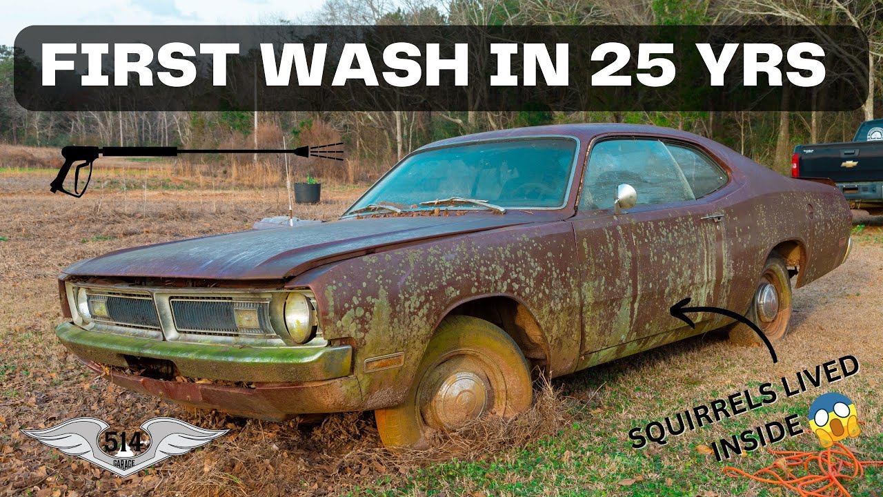 ABANDONED 1971 Demon FIRST WASH IN 25 YEARS!! - YouTube