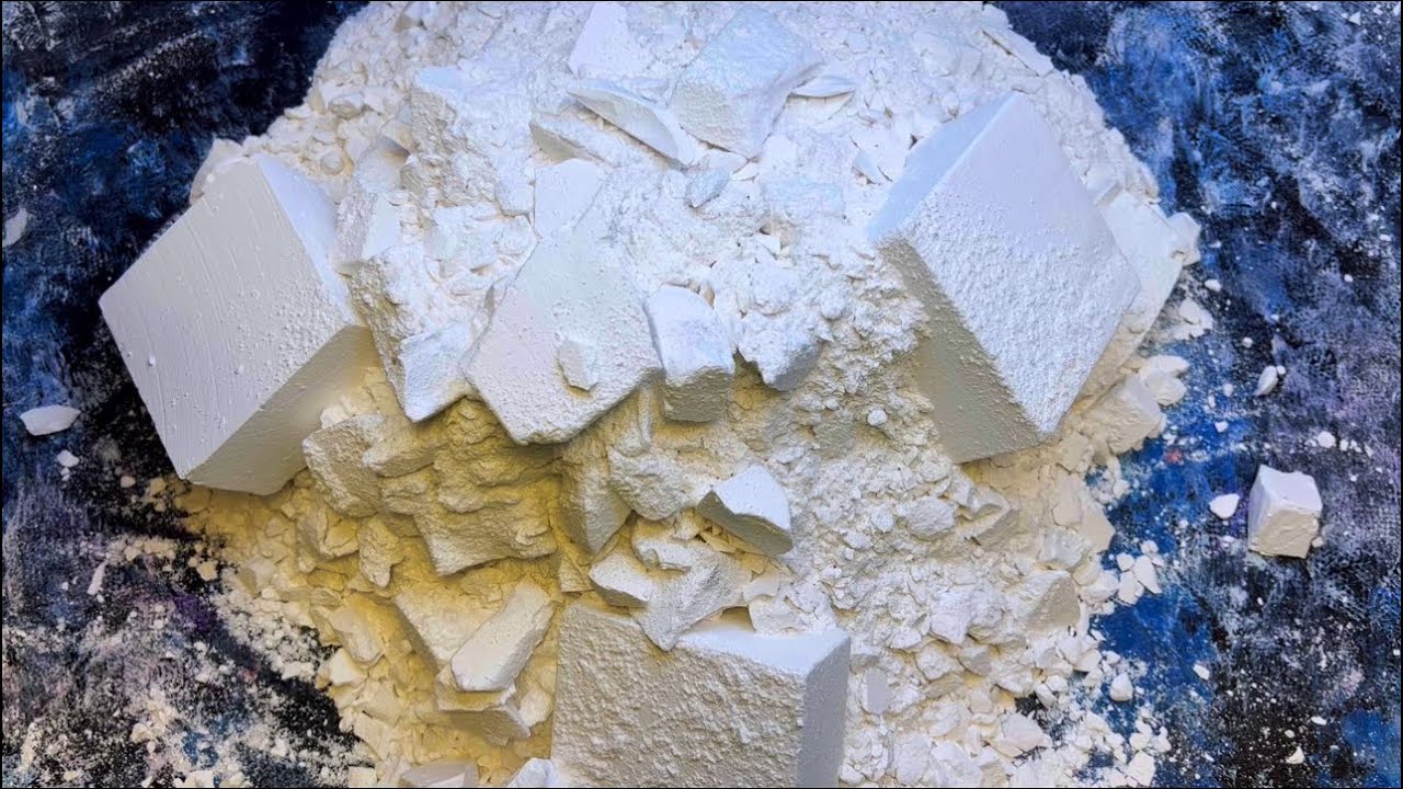 Chunks/shards and 3 whole Blocks | Asmr | Gymchalk | Sleepaid - YouTube