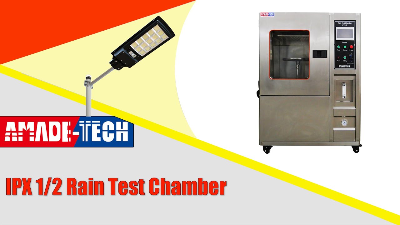 IPX1/2 Rain Test Chamber - Water Ingress Test Equipment - YouTube