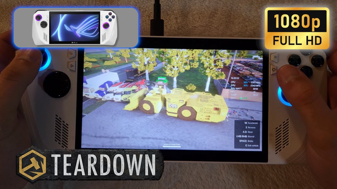 ASUS ROG Ally | Teardown 1.5 | 1080p | High settings - YouTube
