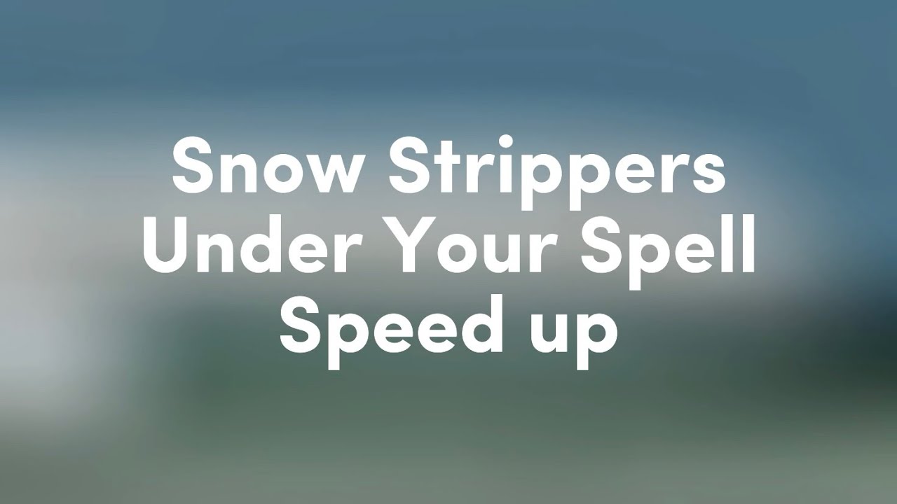 Snow Strippers - Under Your Spell - Speed up - YouTube