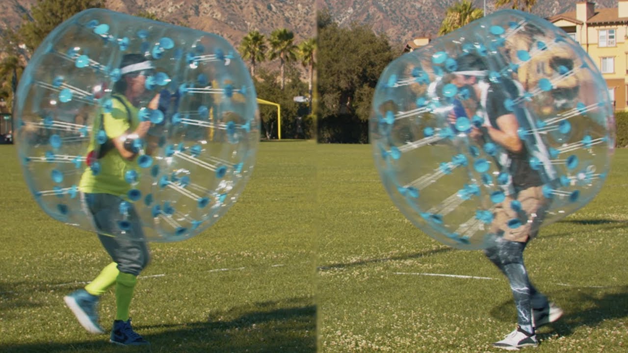 Zorb Battle — Family Tussle #2 - YouTube