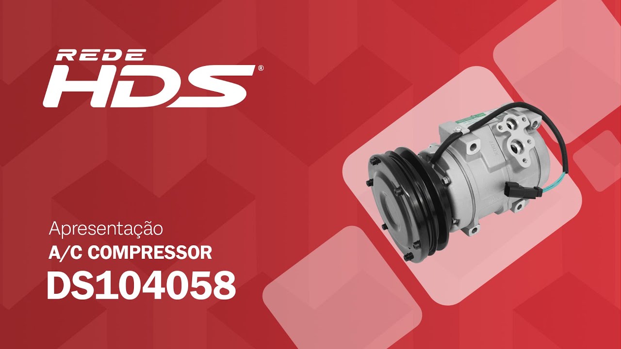Compressor Caterpillar 310/320 10s17 24v (Original Denso) - DS104058 ...