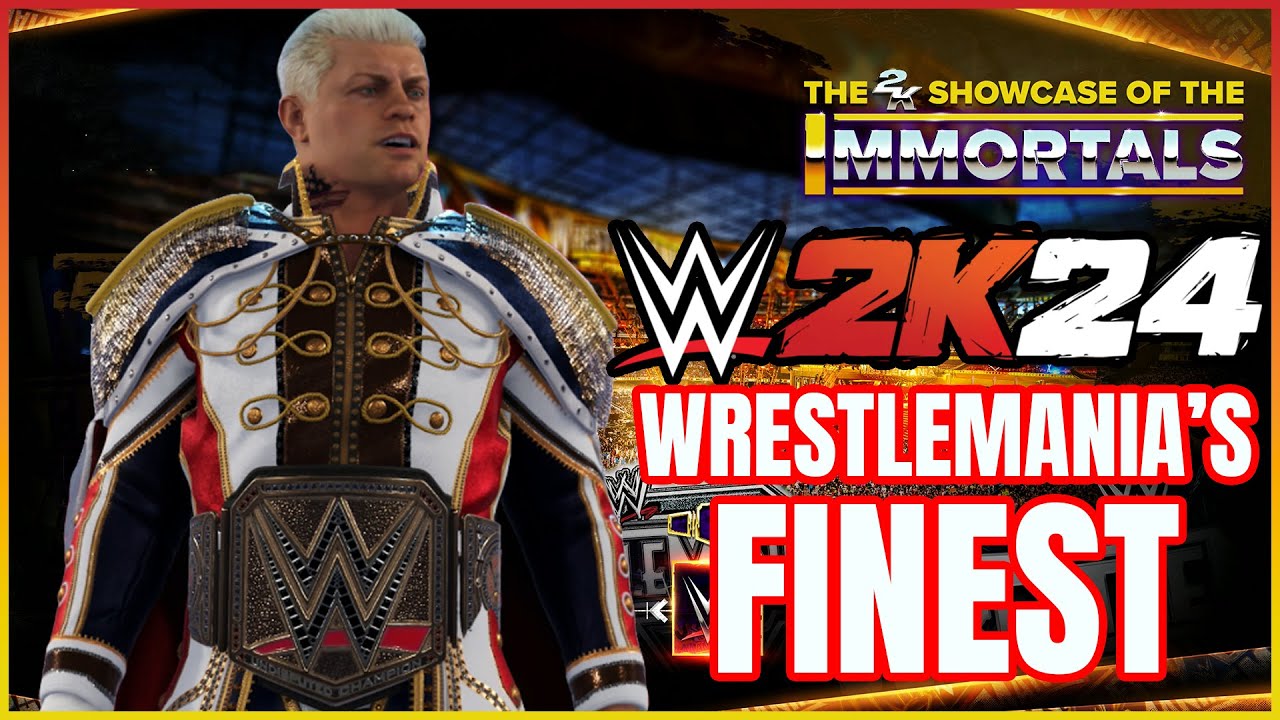 WWE 2K24 Showcase WrestleMania's Finest - YouTube