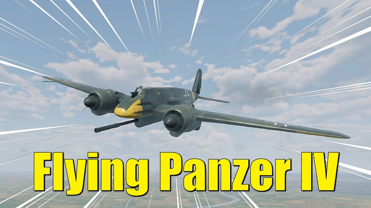 Close Air Support Using A Flying Panzer IV - YouTube