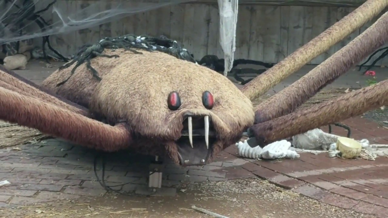Frightmares, Lagoon Amusement Park level 3 spider, haunted house - YouTube
