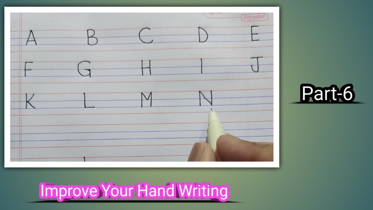 Improve Hand Writing-- Practice Alphabet for Kids{Uppercase(Capital ...