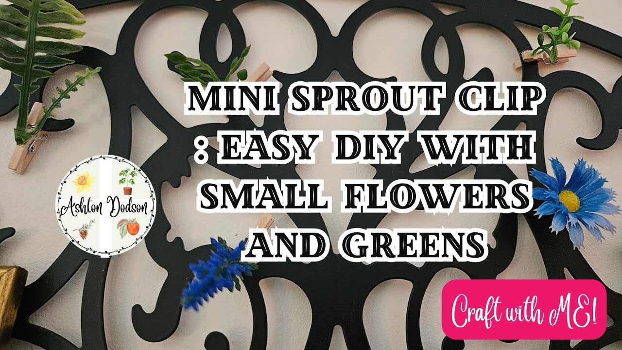 Mini Sprout Clips: Add Cute Touches to Anything! - YouTube