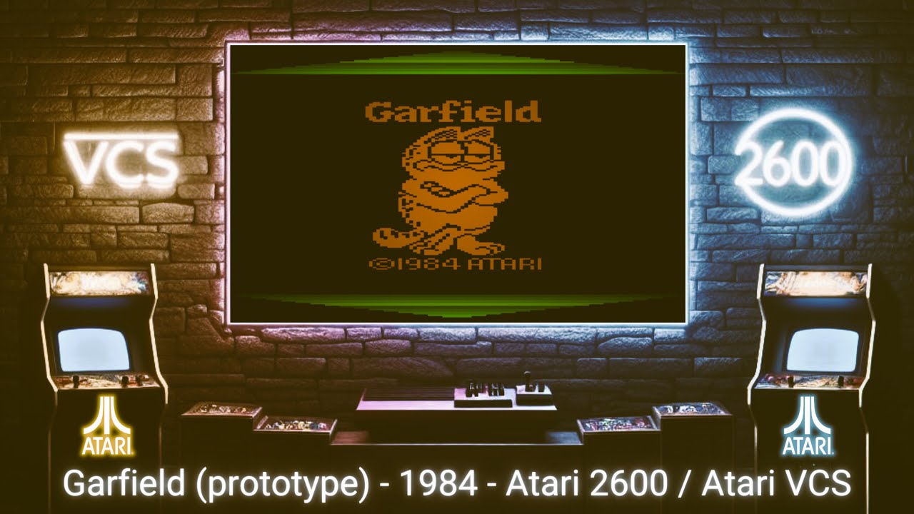 Garfield (prototype) - 1984 - Atari 2600 ( Atari VCS ) - YouTube