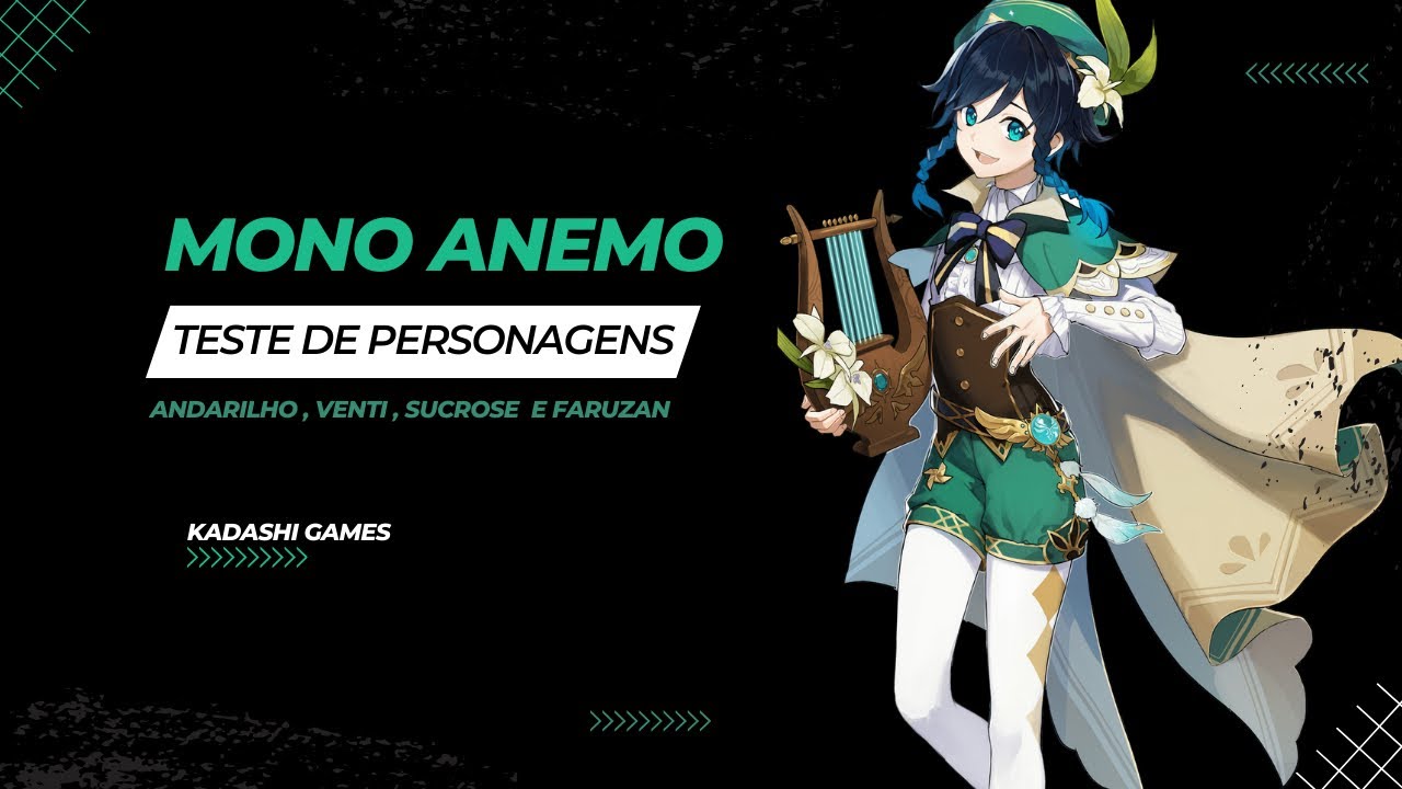 Mono Anemo - Teste de Personagens (Genshin Impact) - YouTube