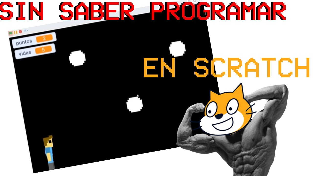 Cómo hacer un videojuego de esquivar balones en SCRATCH MUY FÁCIL| Hacer juegos sin saber ...