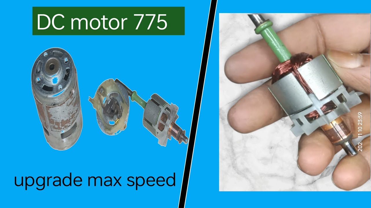 how to repair 775 DC motor// 775 motor upgrade max speed /motor.. - YouTube