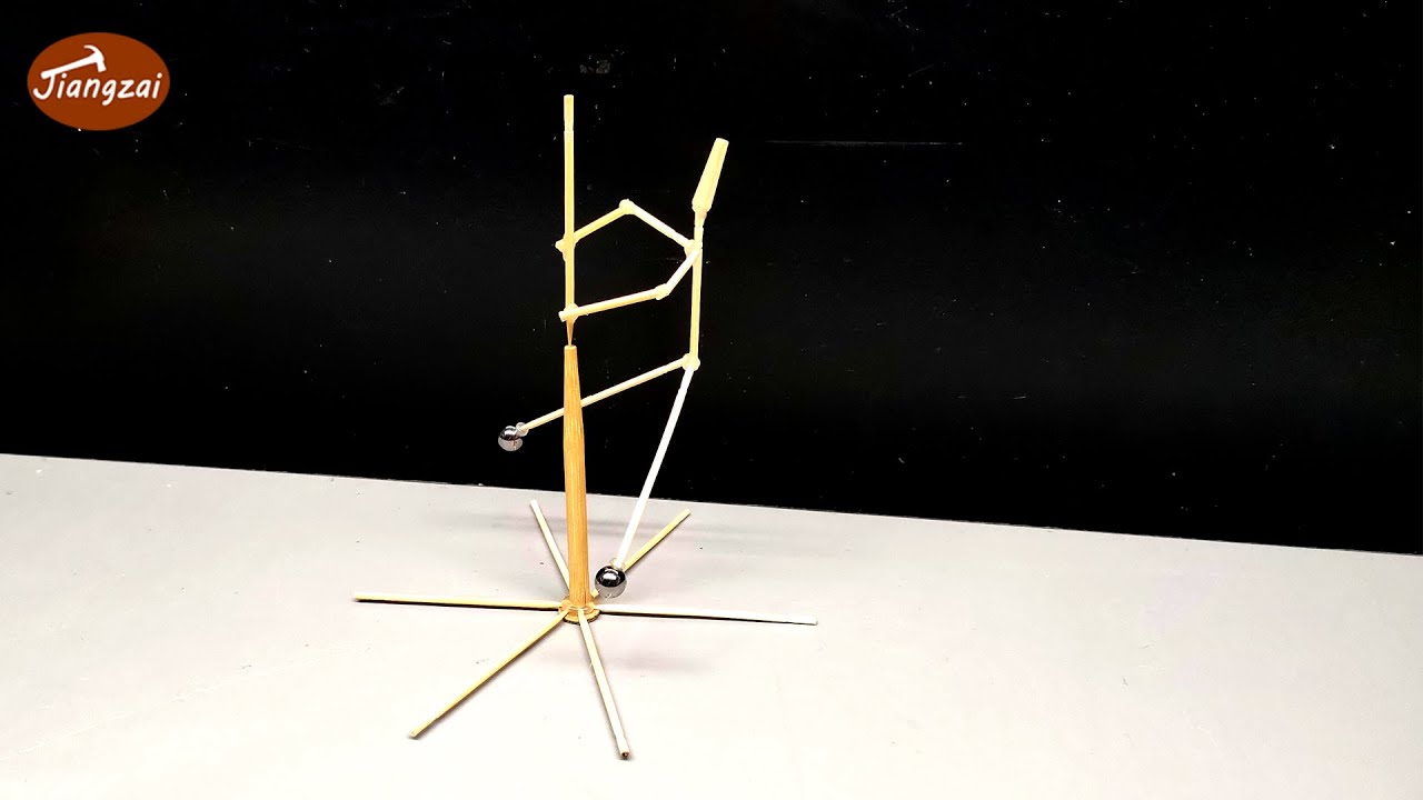 How to make toothpick Balance boy easy | DIY toothpick boy crafts - YouTube