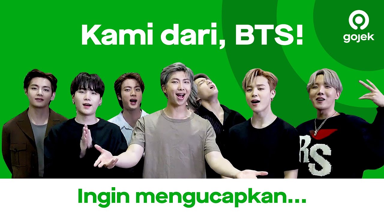 Ucapan selamat untuk GoTo dari BTS - YouTube
