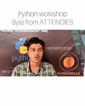 Testimonials Python Programming Workshop-2 - YouTube