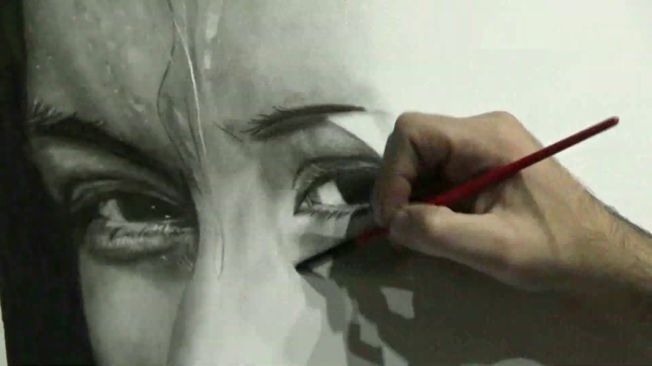 "WET TEMPTATION" - pencil drawing - YouTube