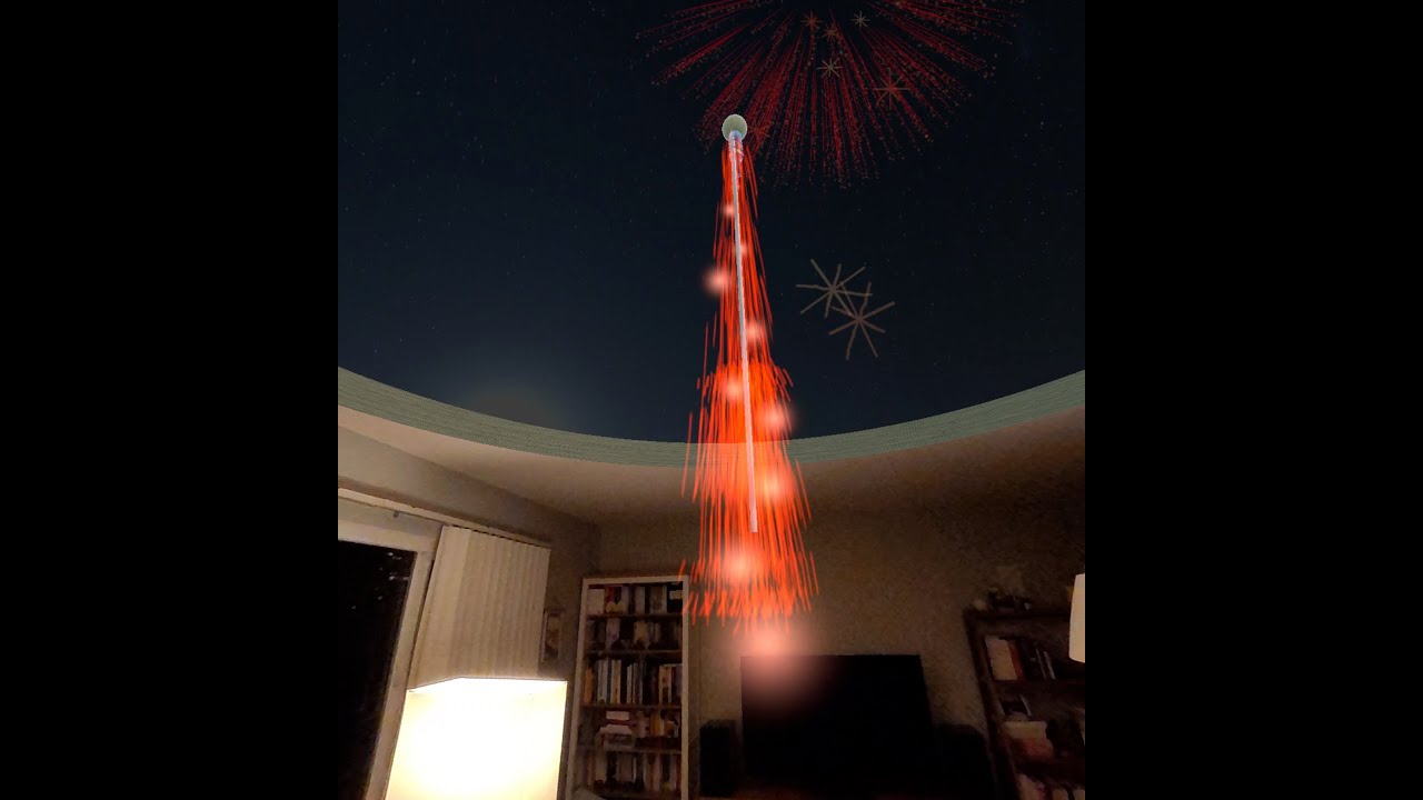 Firework in Living Room - Mixed Reality Demo - YouTube