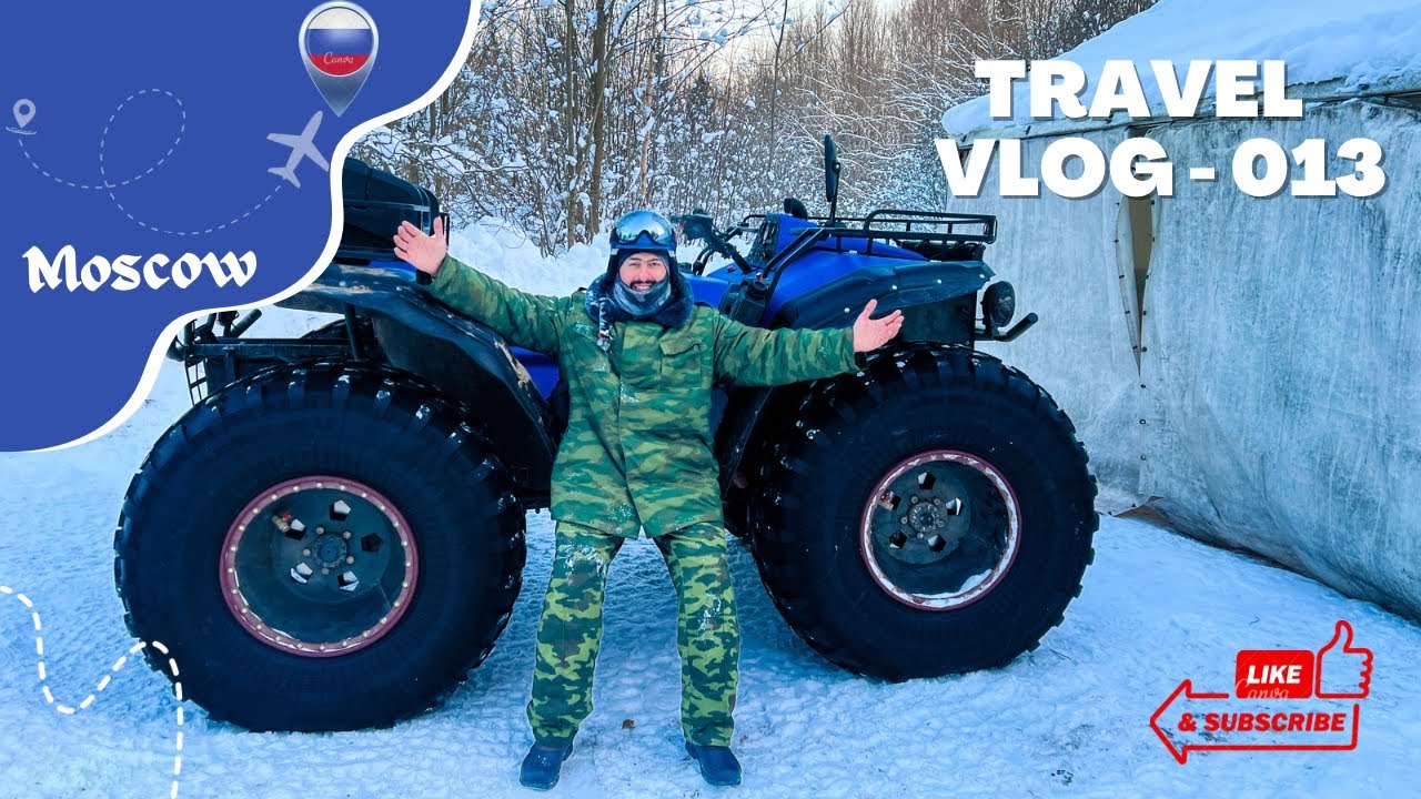 World’s largest ATV (The Phantom Sokol) Moscow - تجربة أكبر باجي رباعي ...