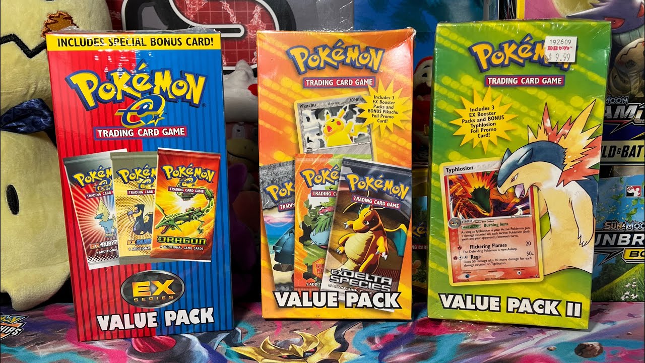 Pokemon Ex Value Packs! 2004 - 2006! - YouTube