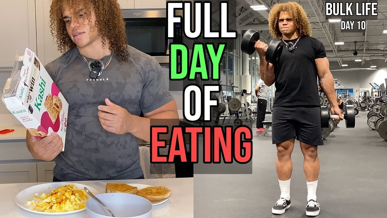 Full Day of Eating & Arm Workout | Bulk Life Day 10 - YouTube