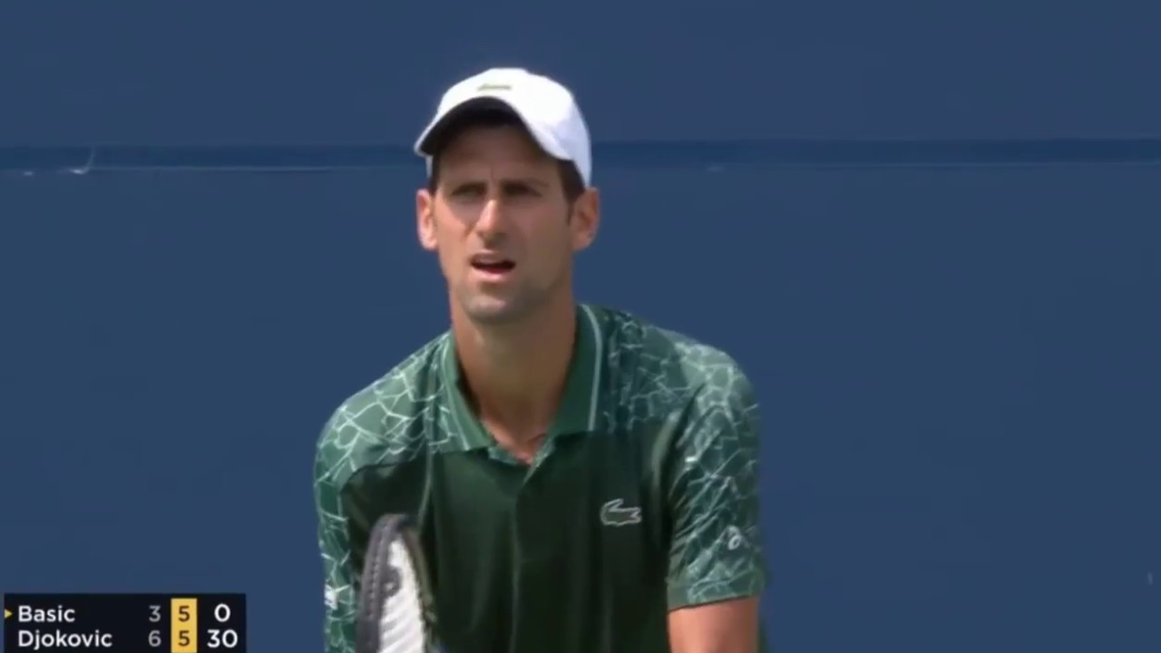 Novak Djokovic vs Mirza Basic - HIGHLIGHTS CANADA 2018 - YouTube