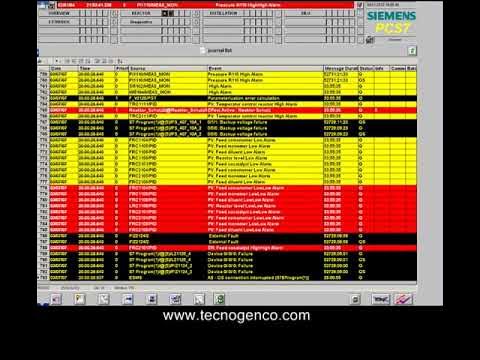 Siemens PCS7 Demo System 07 11 Alarm Management - YouTube
