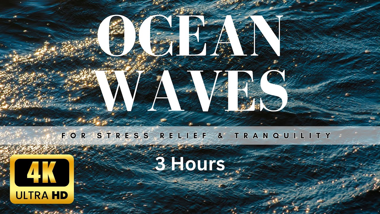 Ocean Breeze: 3 Hours of Calming Wave Sounds for Stress Relief ...