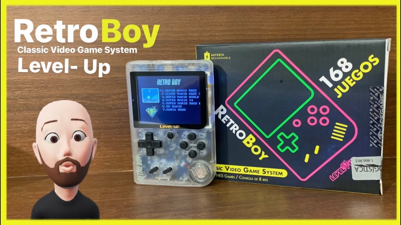 ¿La mejor consola del 2023? RETRO BOY Level Up 168 juegos de Nes en tus ...