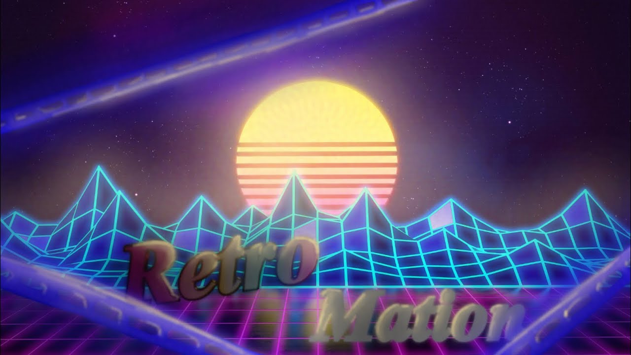 RetroMation title theme SynthWave remix - YouTube