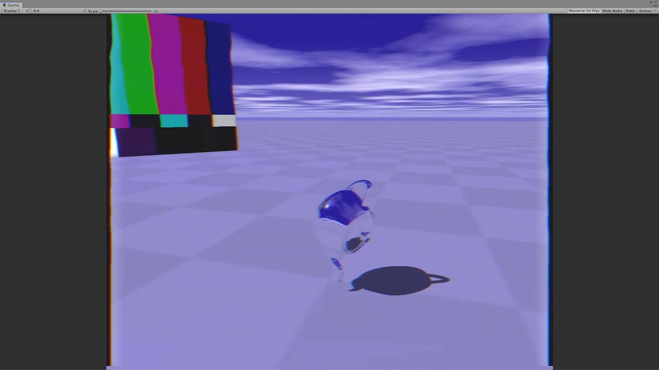 WIP vhs shader test - YouTube