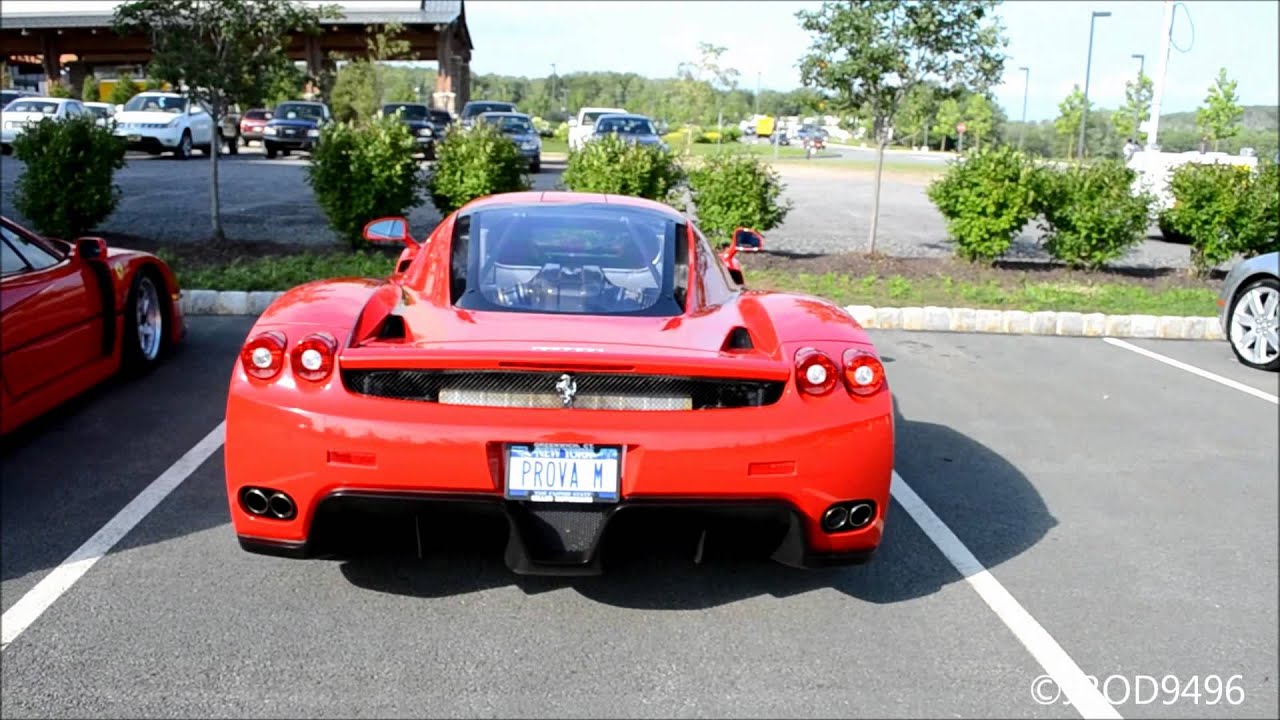 Ferrari Enzo & F40- Start-up, Sound, and Details - YouTube