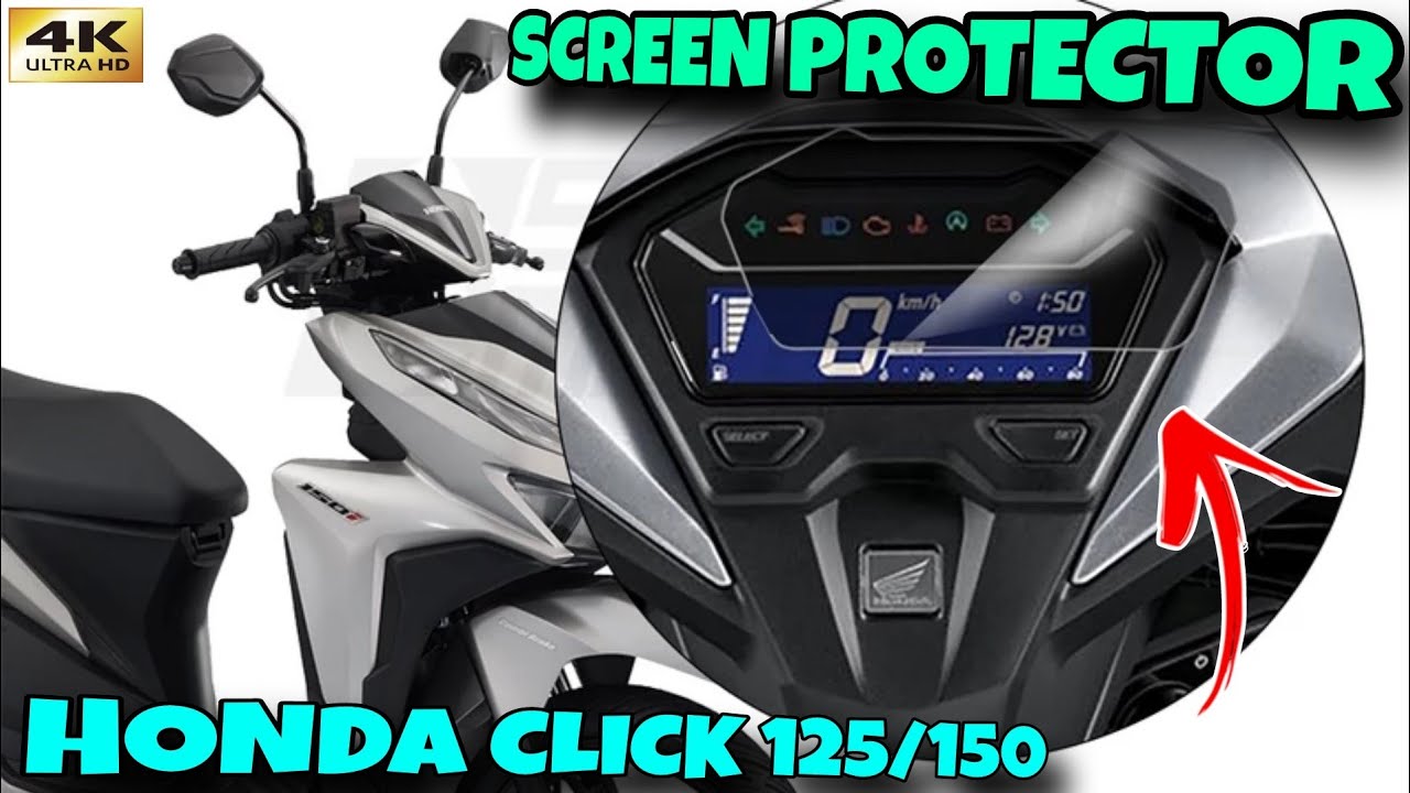 INSTALLING SCREEN PROTECTOR TO HONDA CLICK 125i/150i - YouTube