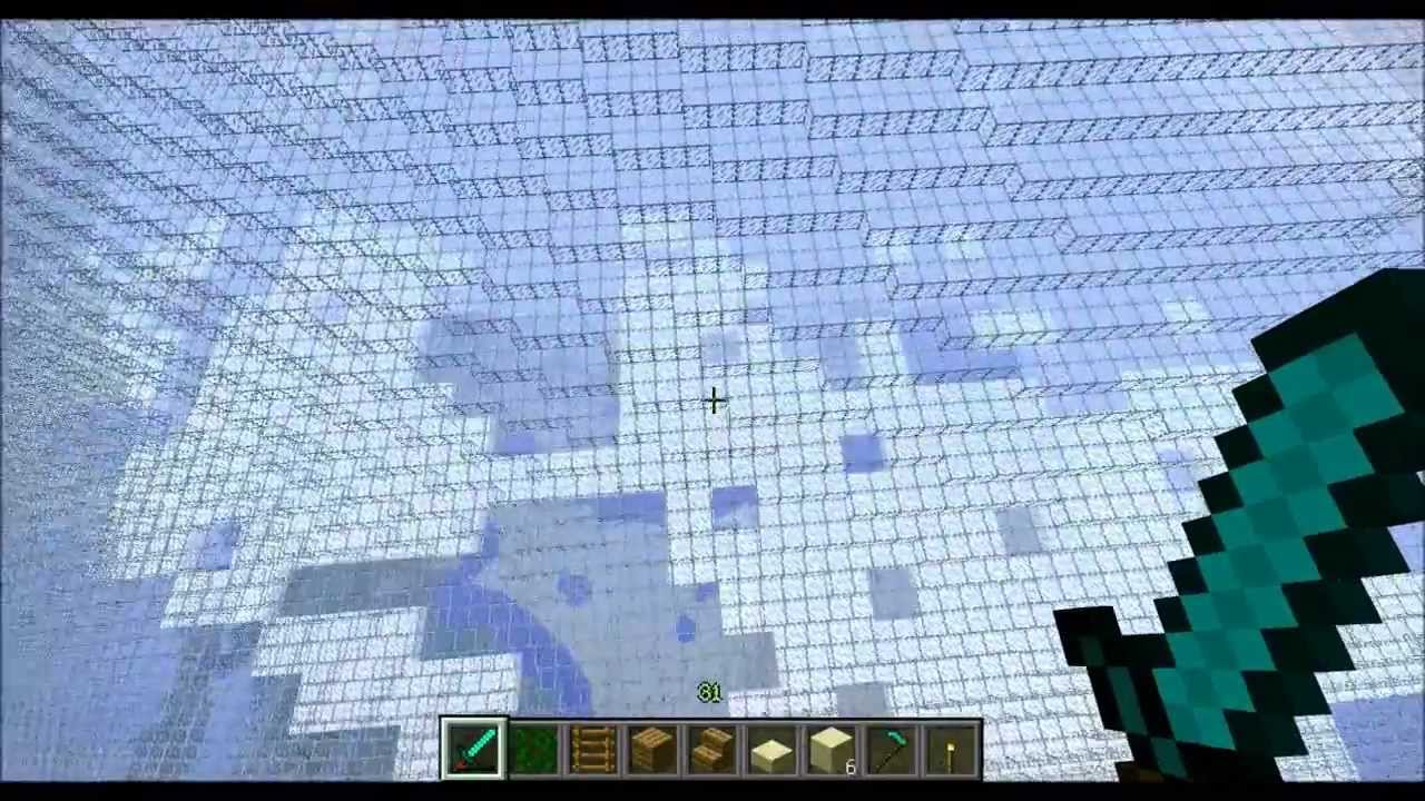 Huge Glass sphere in Minecraft - YouTube