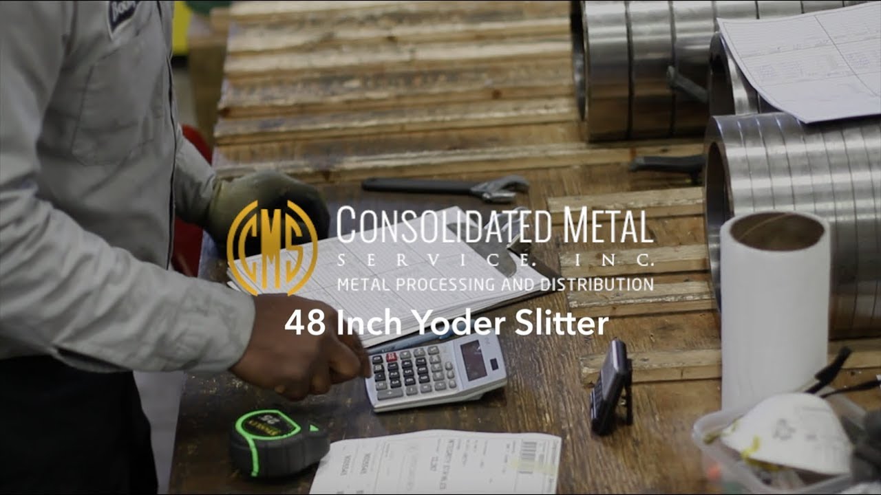 48 Inch Yoder Slitter - YouTube