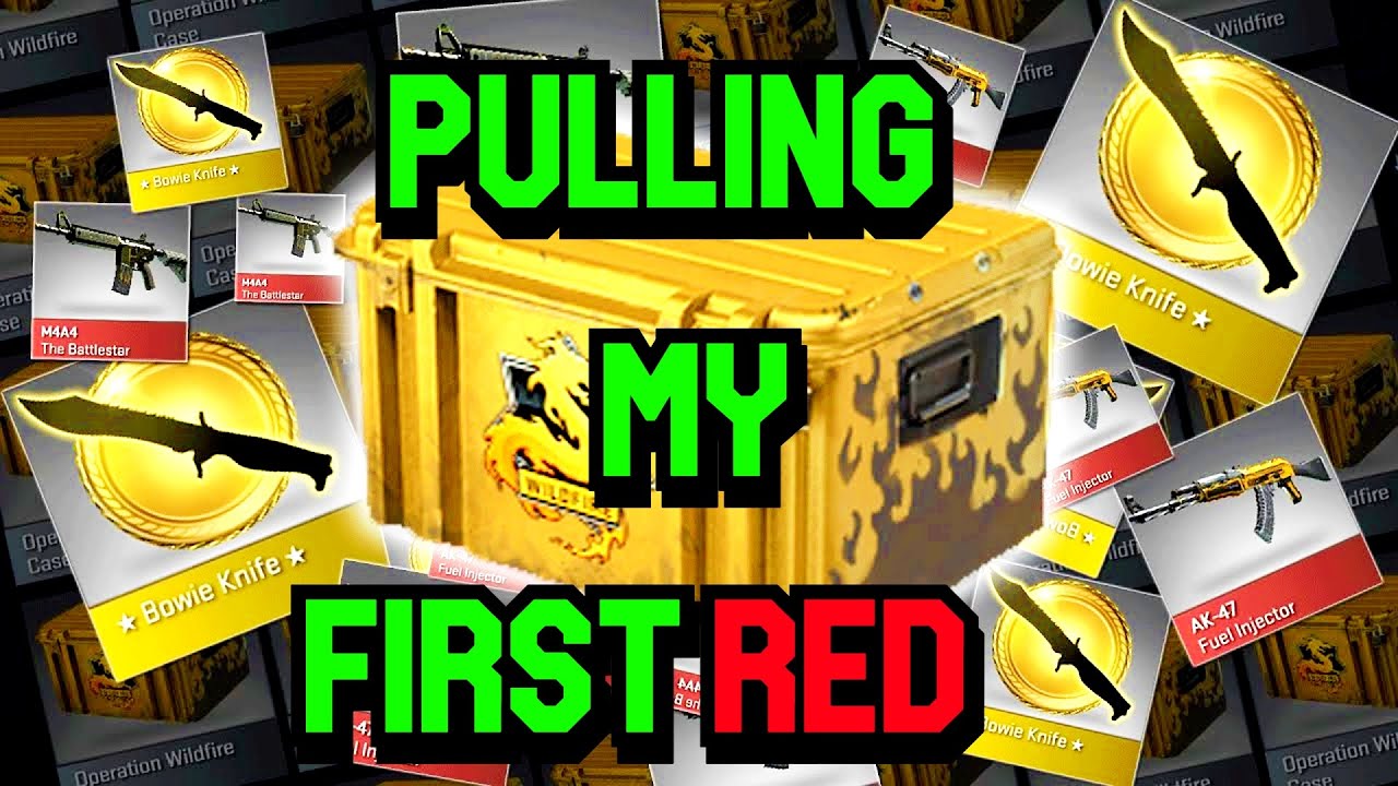 100 Cases... Pulling my first RED!!! - YouTube
