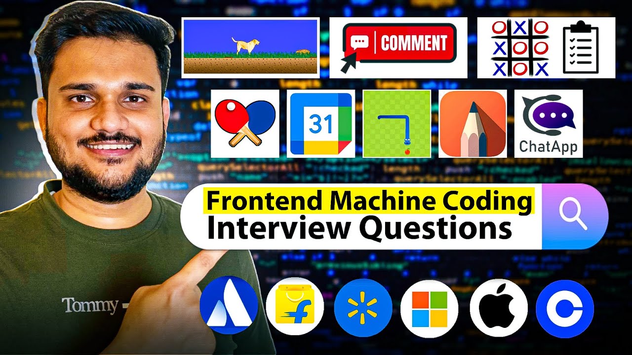 Most Asked Frontend Machine Coding Interview Questions Dont Miss This Youtube
