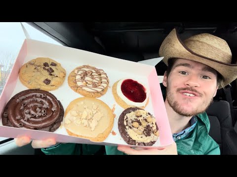 CRUMBL COOKIES REVIEW 136: Brookie, Raspberry Cheesecake, Snickers ...
