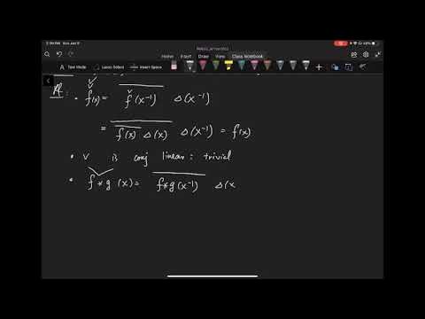 Abstract Harmonic Analysis - Lecture 4 part 2 - YouTube