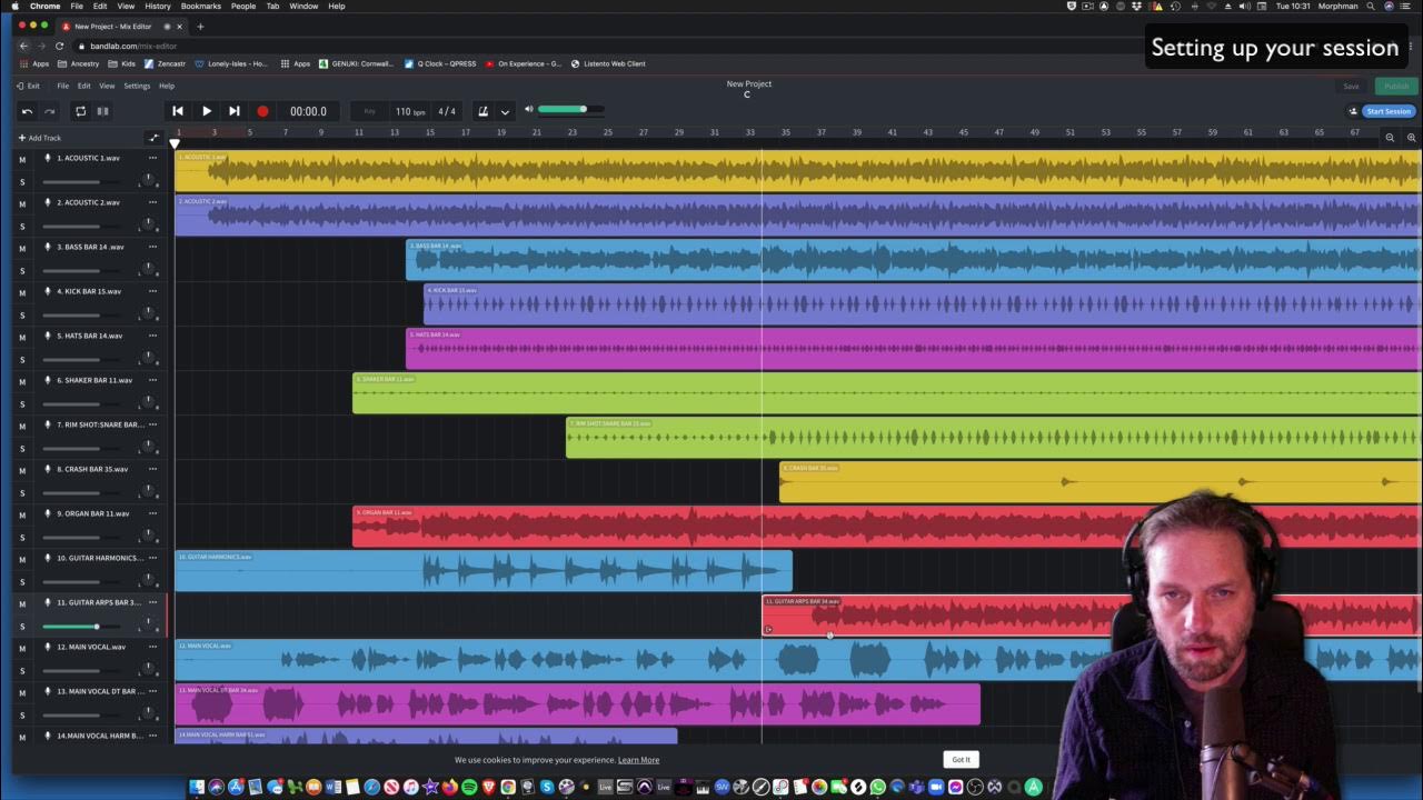 How to setup a project in Bandlab. A complete step by step walkthough ...