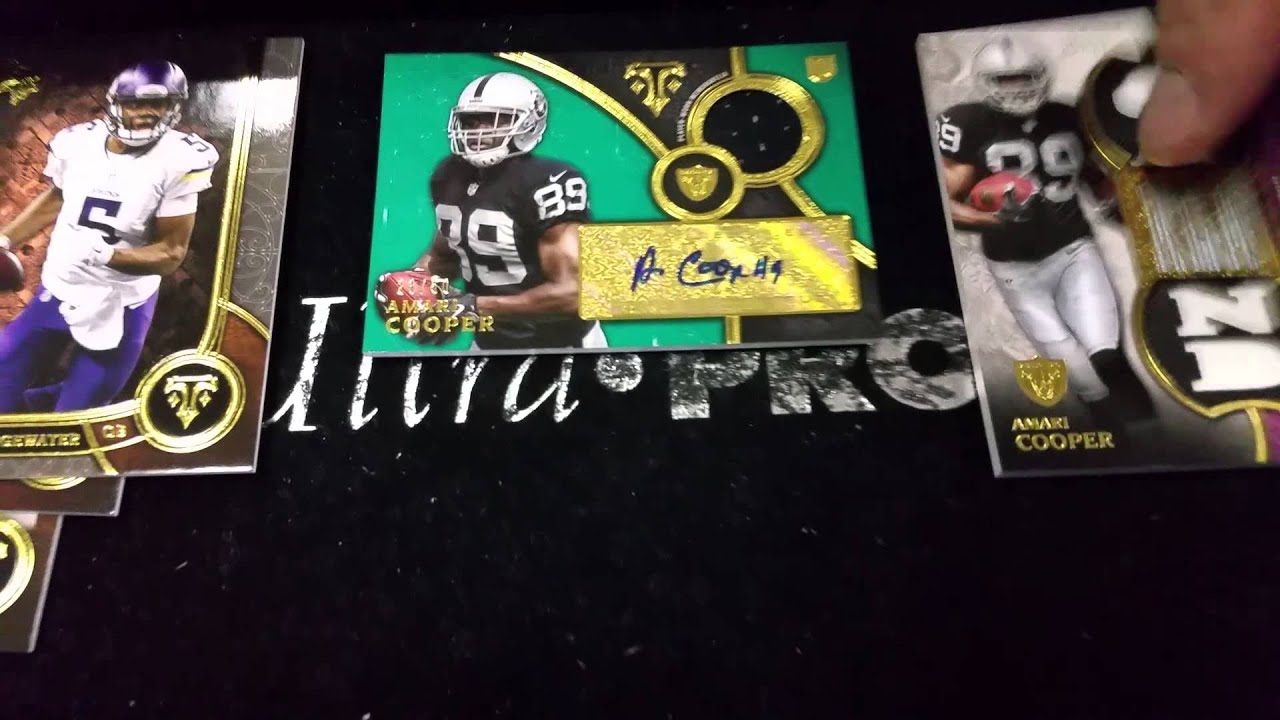 2015 Topps Triple Threads NFL 9ct Case Break - YouTube