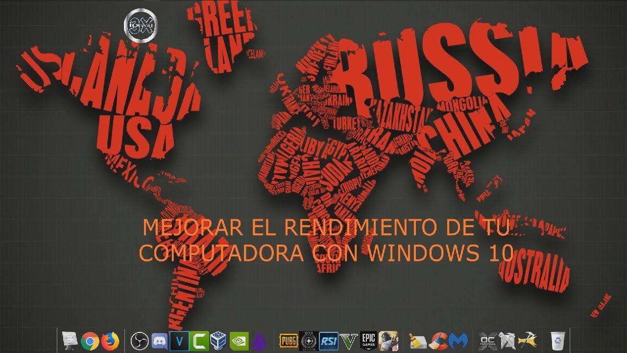 TUTORIAL PARA MEJORAR EL RENDIMIENTO DE WINDOWS 10 - YouTube