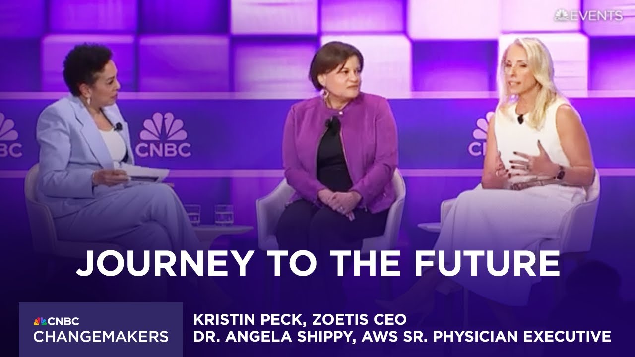 Amazon Web Services Dr. Angela Shippy & Zoetis CEO Kristin Peck at CNBC ...
