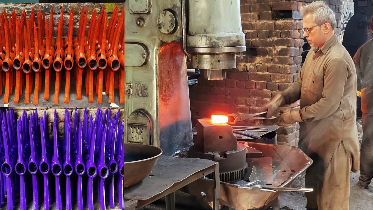 How are Making Pickaxes in Small Workshop || Amazing Forging Process ...